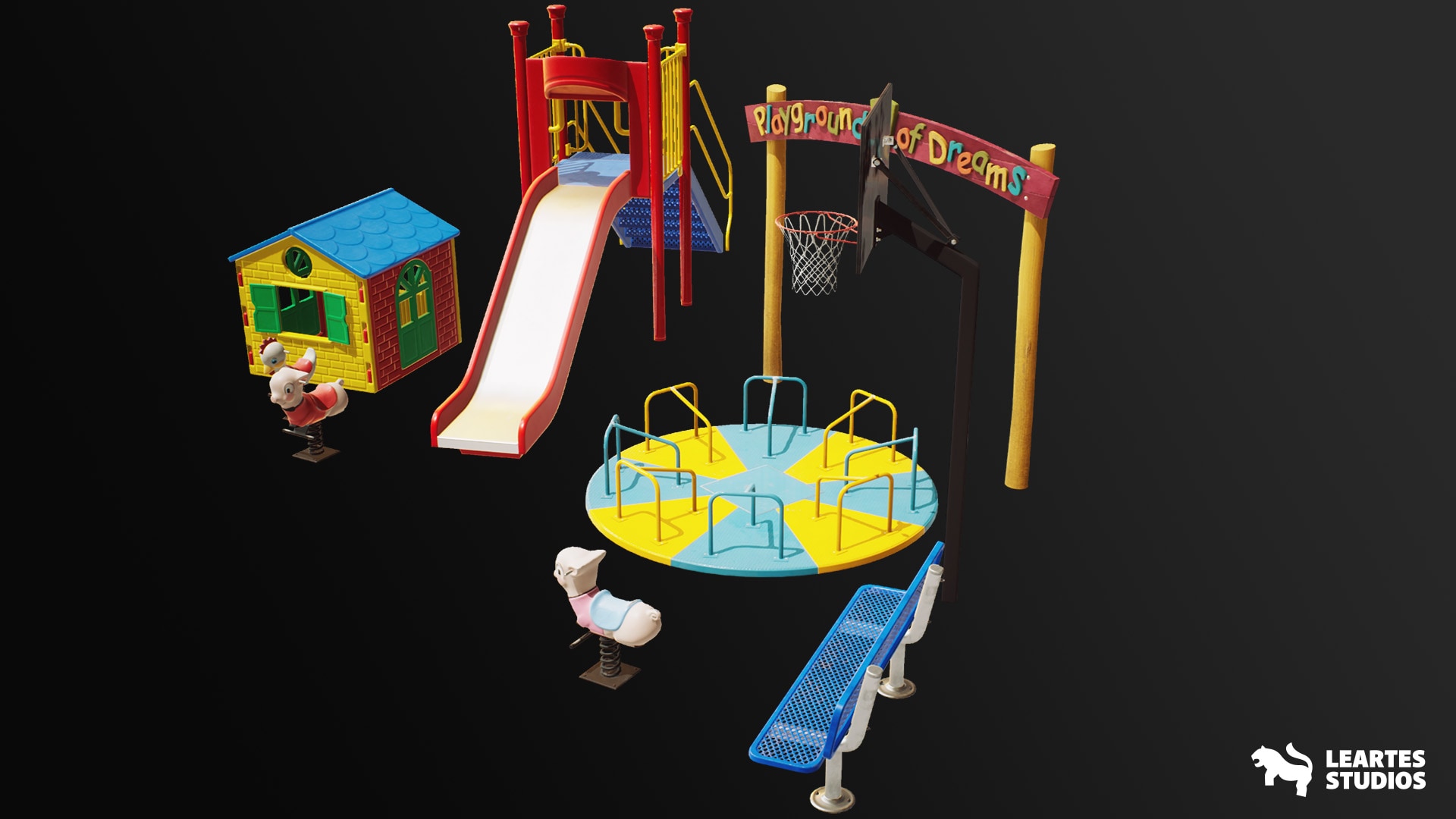 Playground Equipment VOL.3 - Unreal Engine Asset